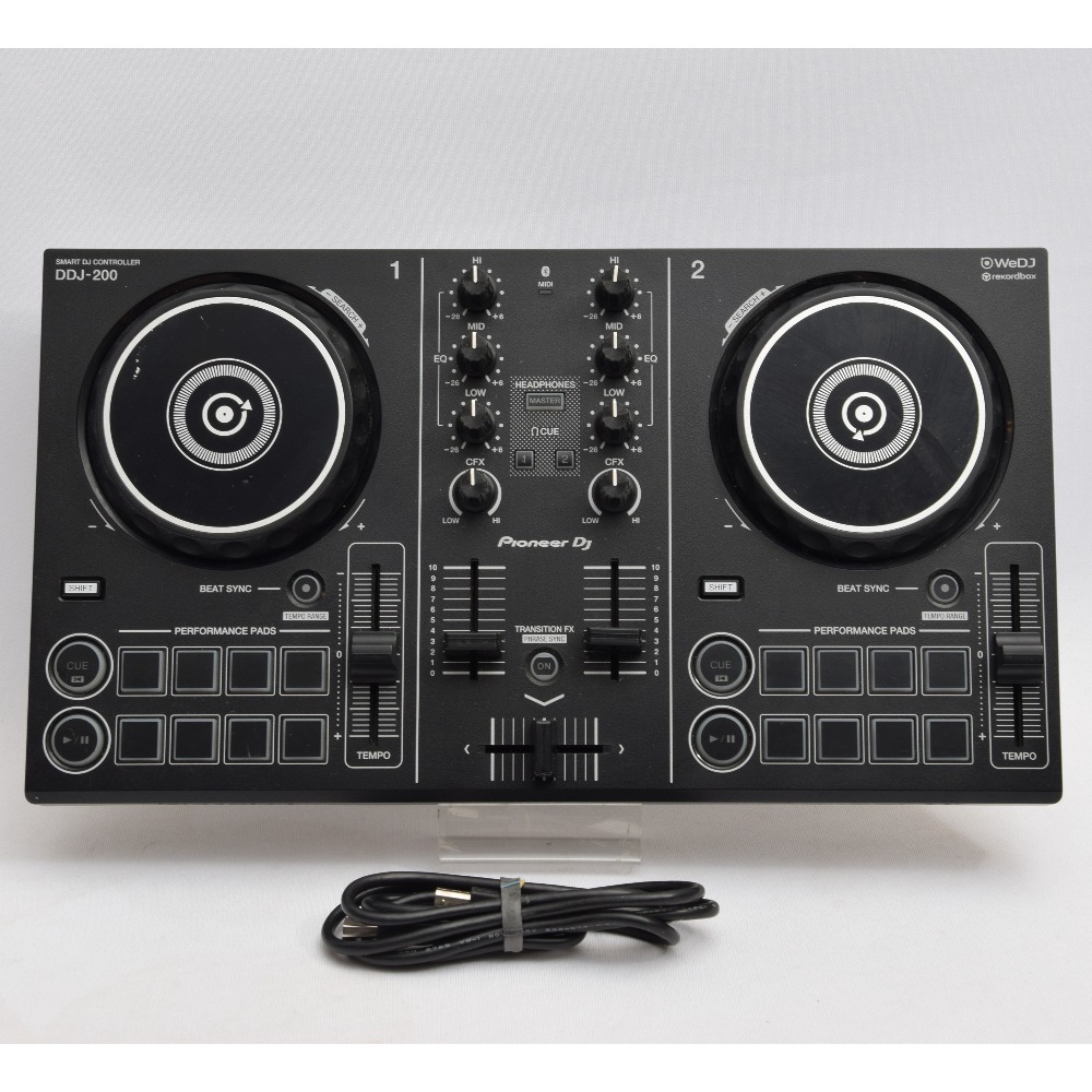 Pre-owned Pioneer DJ DDJ-200 2-Channel Smart Controller, USB, Wireless ...